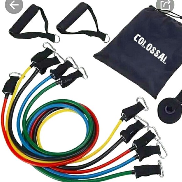 Colossal Supplements | Other | Colossal 1 Piece Resistance Band Set ...